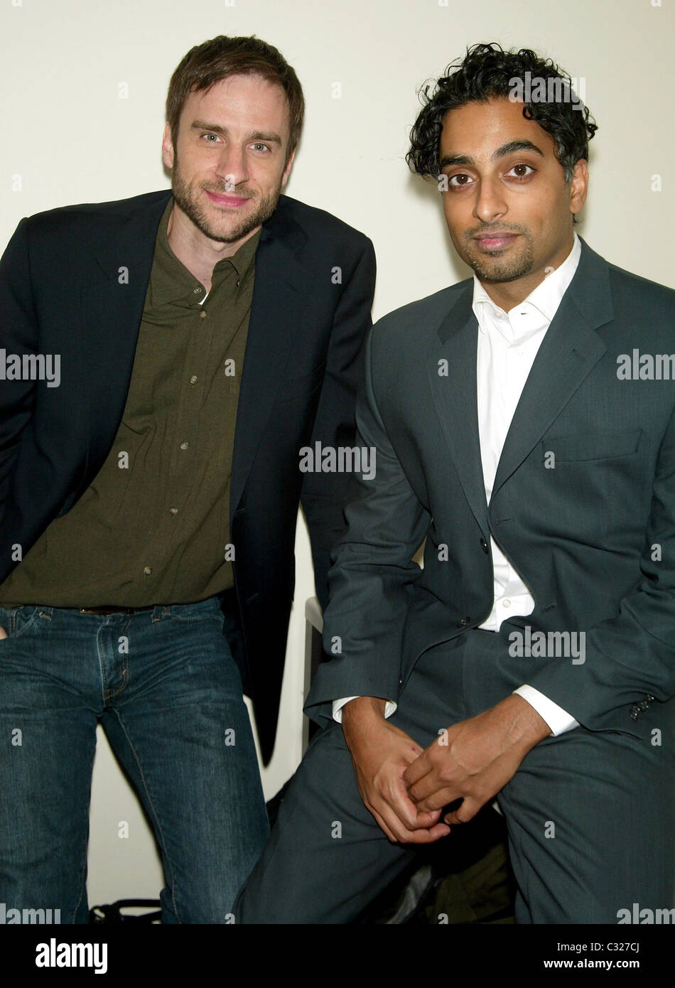 James Waterston and Manu Narayan backstage at 'Shakespeare in the Brave ...