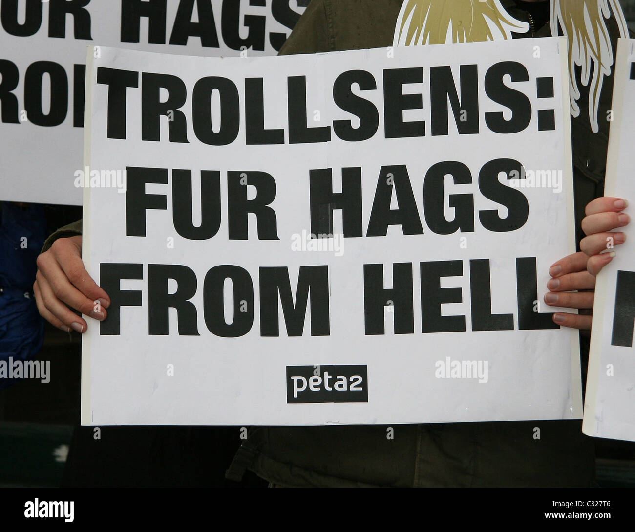 PETA (People for the Ethical Treatment of Animals) staged a ...