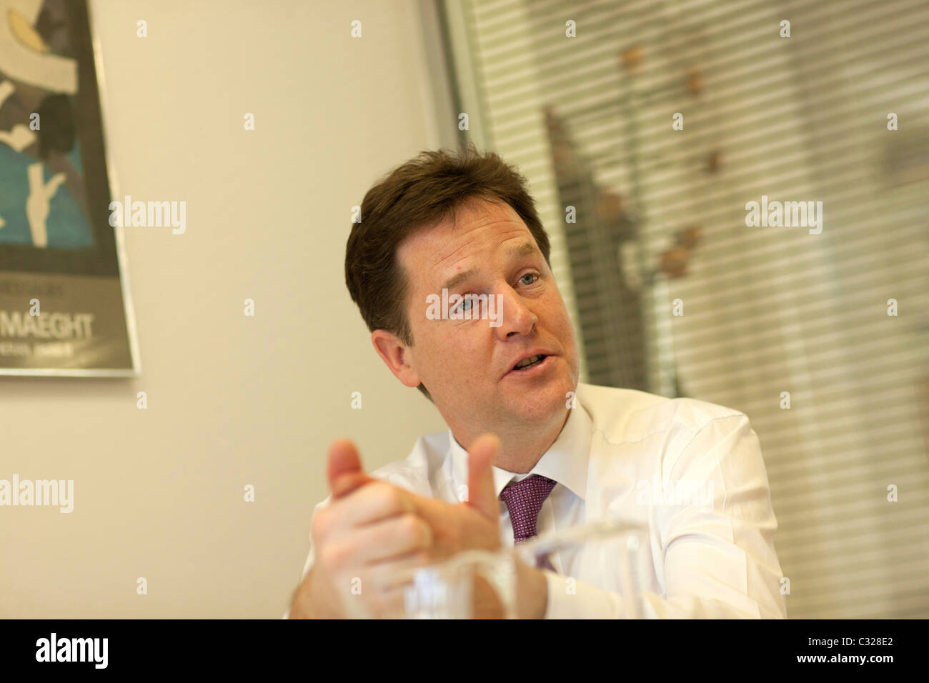 Nick Clegg British Deputy Prime Minister and Leader of the Liberal ...