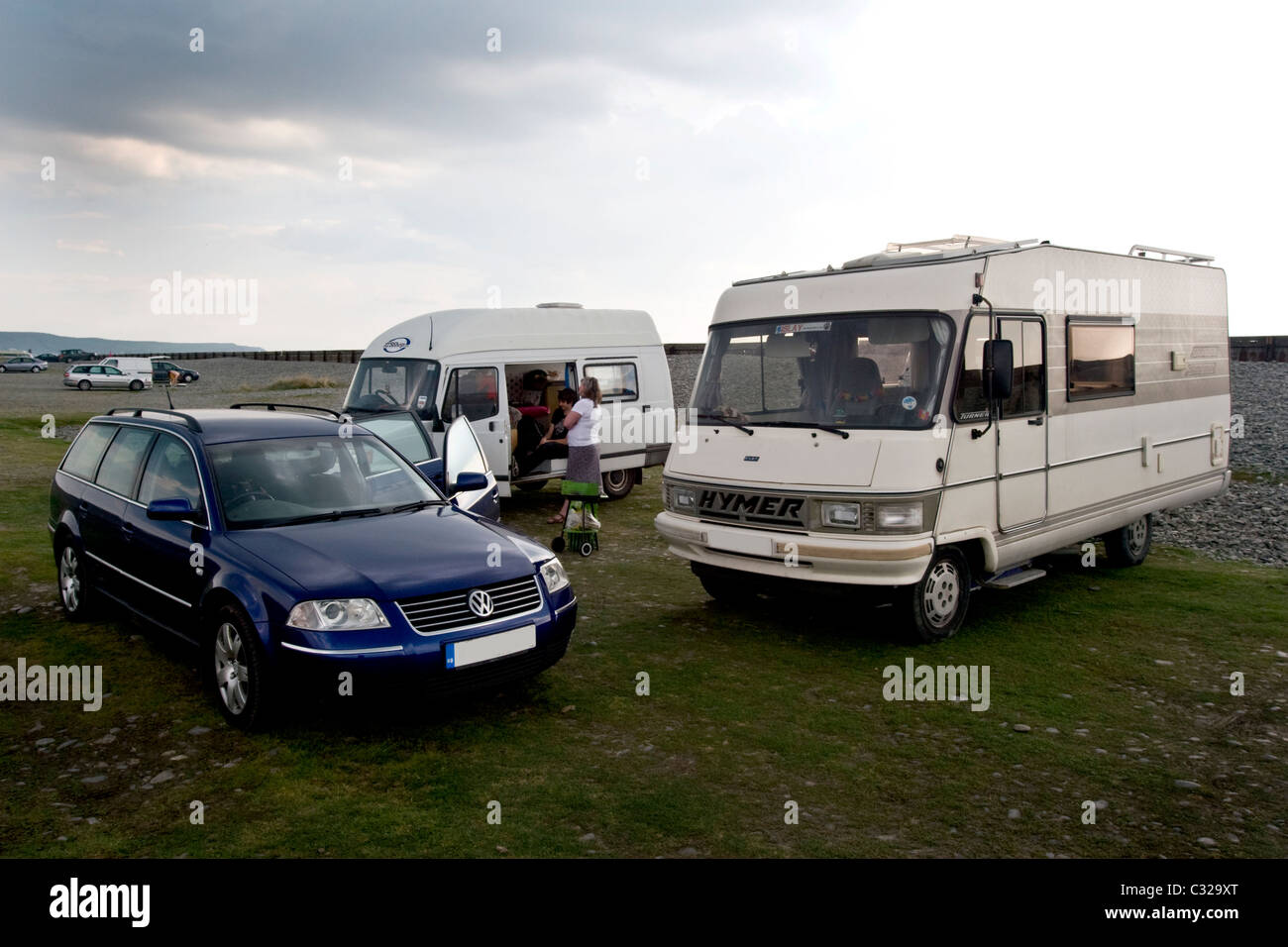Camper Van Holiday Stock Photo - Alamy
