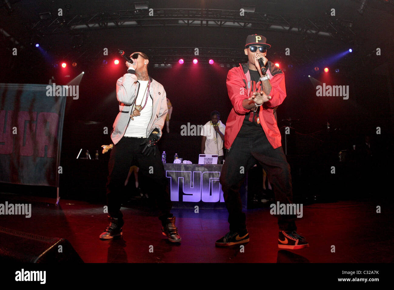 Tyga performing live at Nokia Theatre in Times Square New York City ...