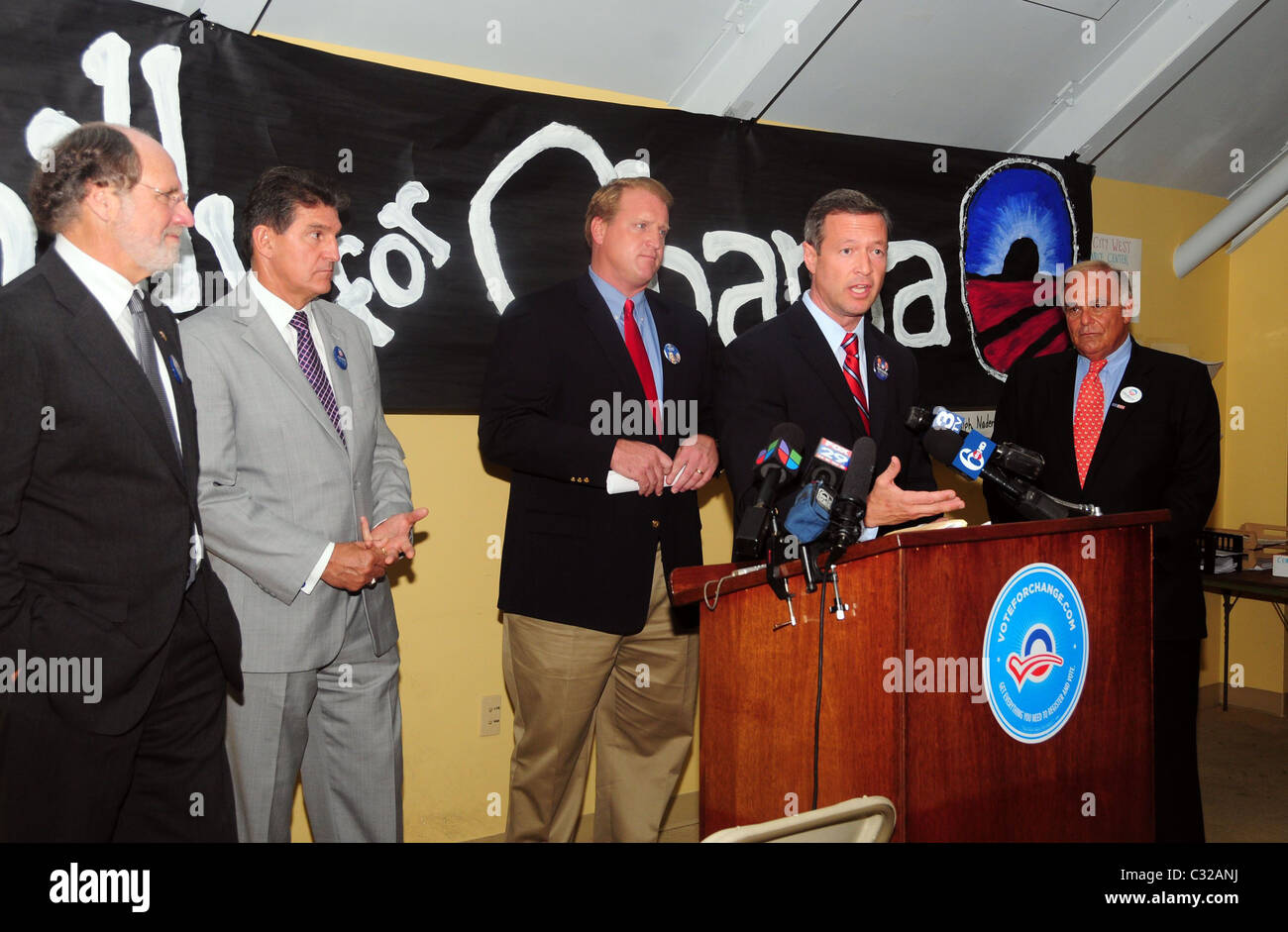 Governors Ed Rendell, John Corzine, Martin O'Malley, Joe Manchin and ...
