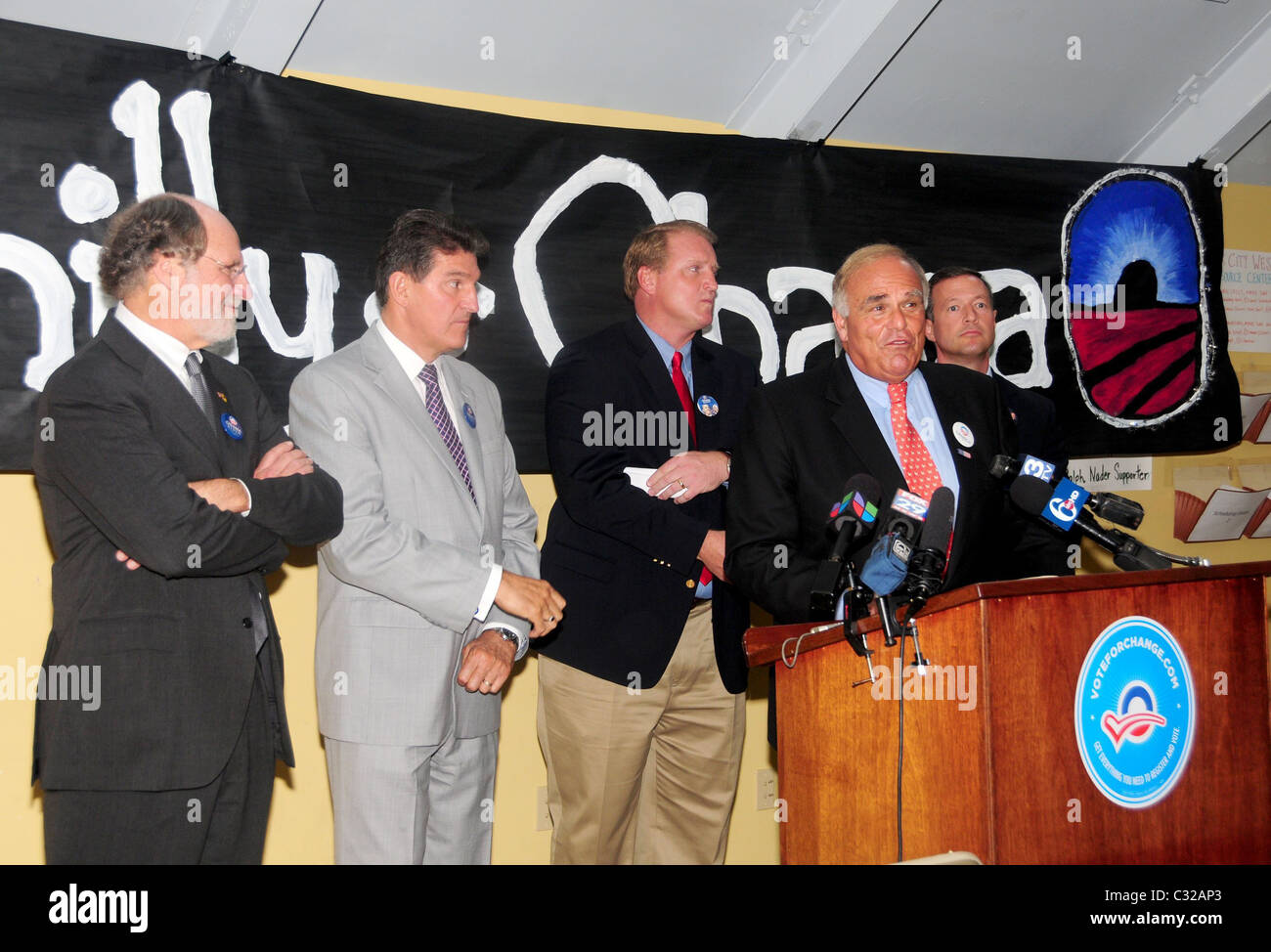 Governors Ed Rendell, John Corzine, Martin O'Malley, Joe Manchin and ...