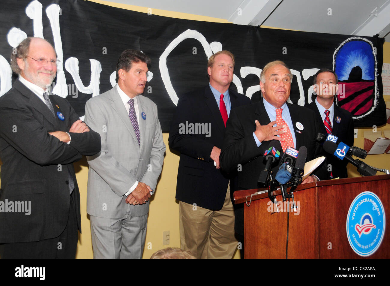 Governors Ed Rendell, John Corzine, Martin O'Malley, Joe Manchin and ...