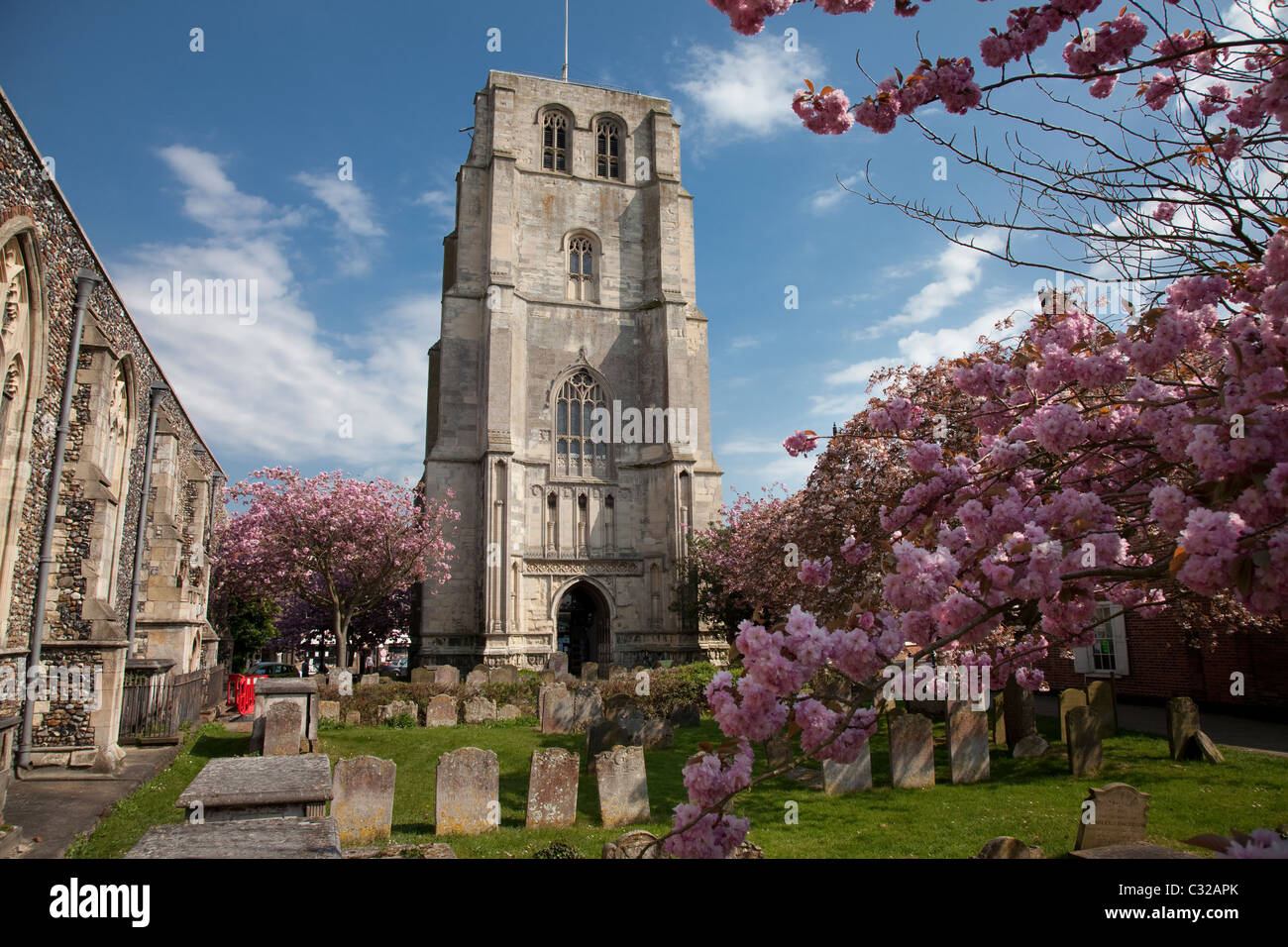 St Michael's Church Beccles Stock Photo - Alamy