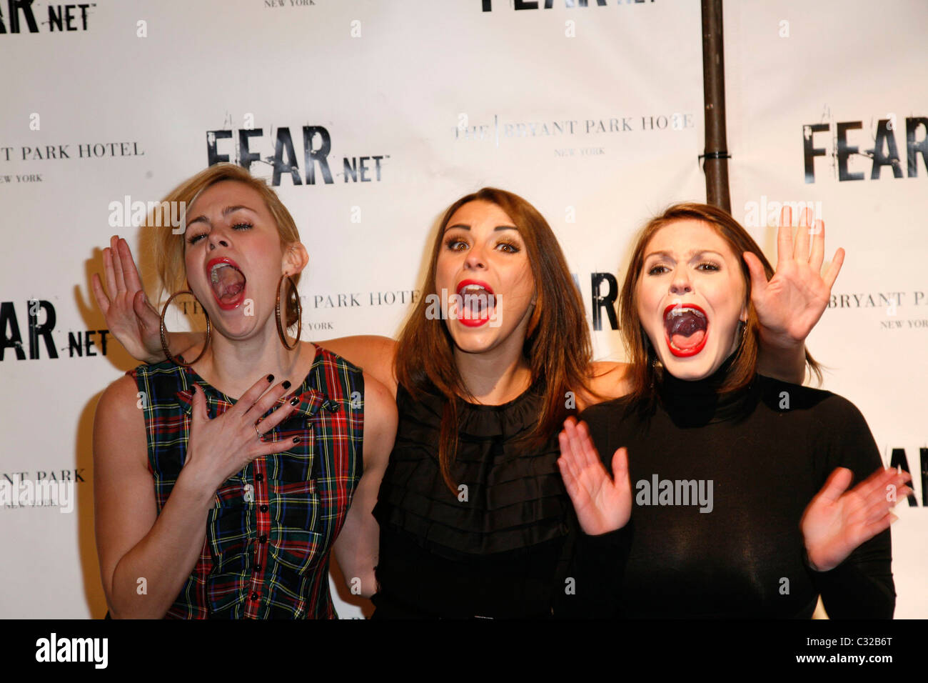 VH1 scream queens, Jessica Padre, Lindsay Felton and Michelle Galdenzo ...