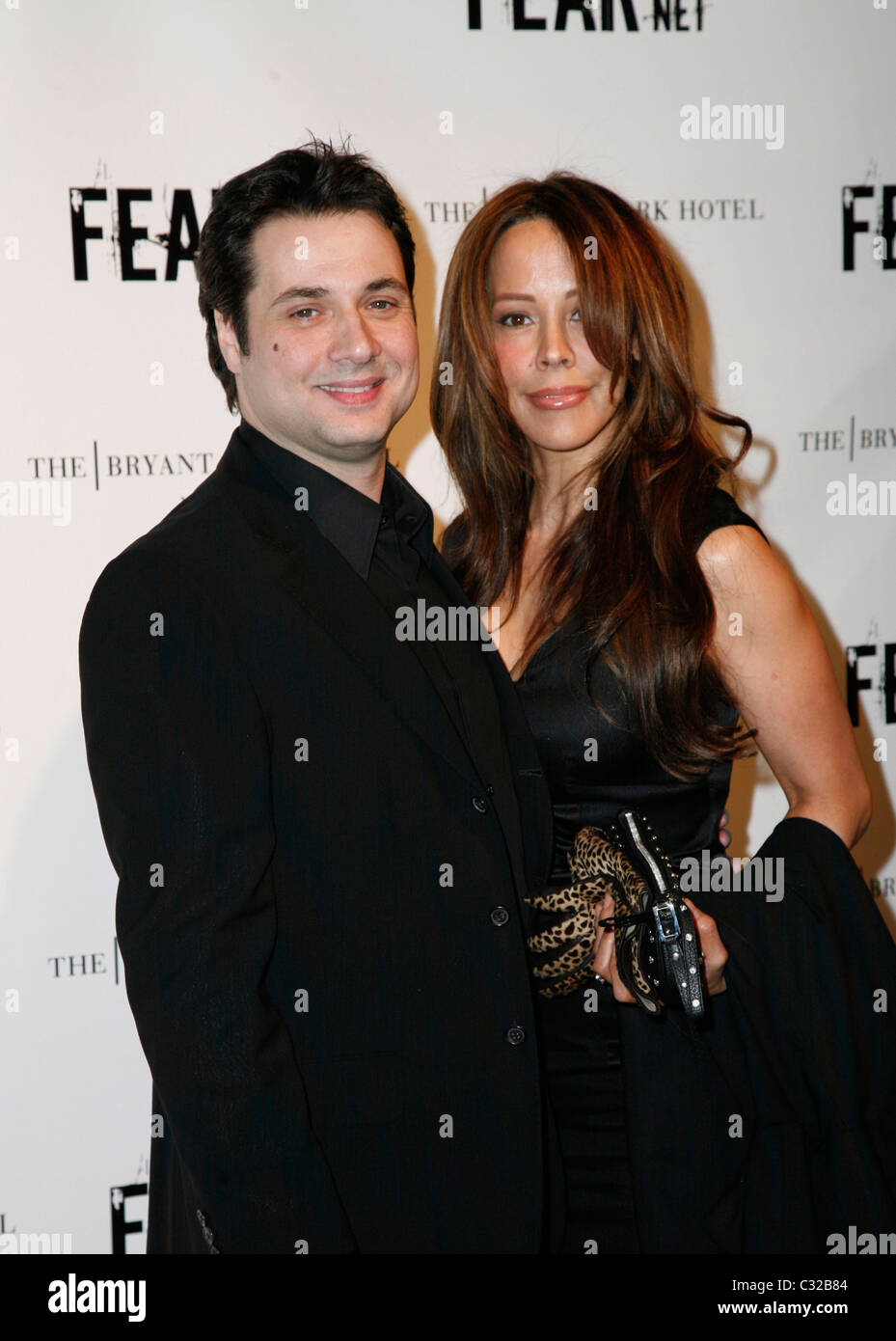 Adam Ferrara and guest FEARnet 2nd anniversary party at the Cellar Bar ...