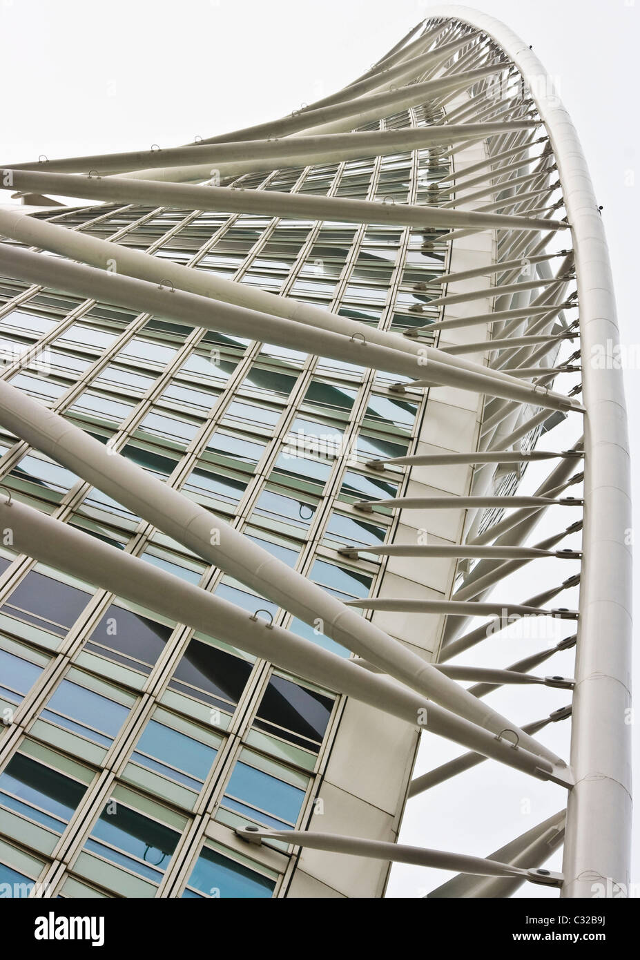 Futuristic curved structure of Turning Torso Skyscraper Malmo Skane ...