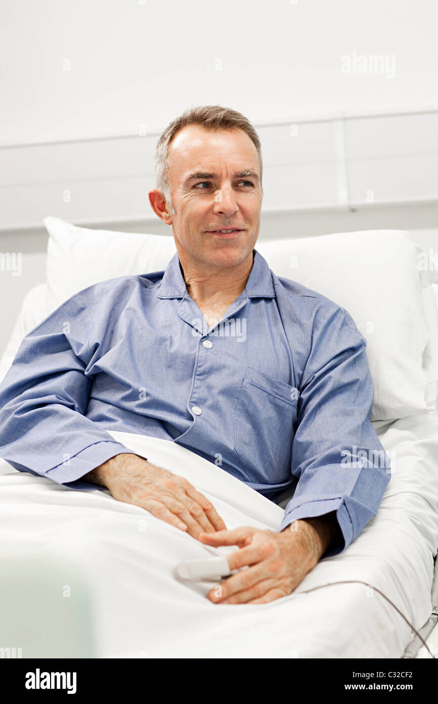 Mature male patient Stock Photo - Alamy