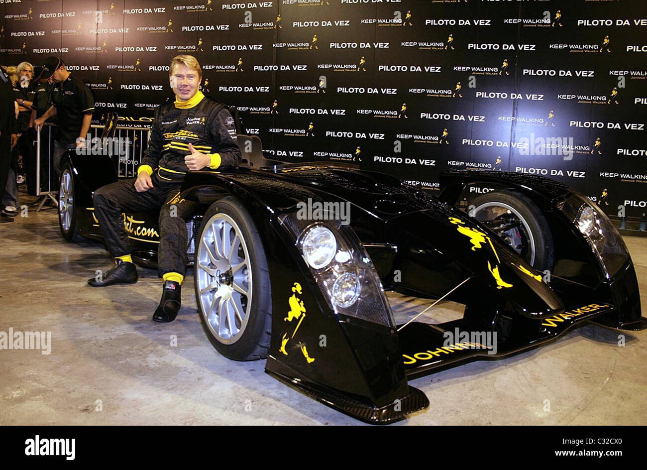 Mika Hakkinen Finnish racing driver and two-time Formula One champion ...