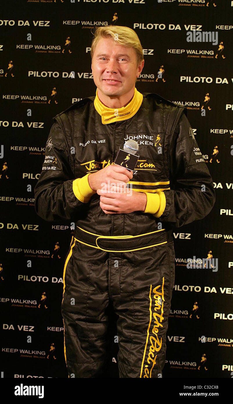 Mika Hakkinen Finnish racing driver and two-time Formula One champion ...