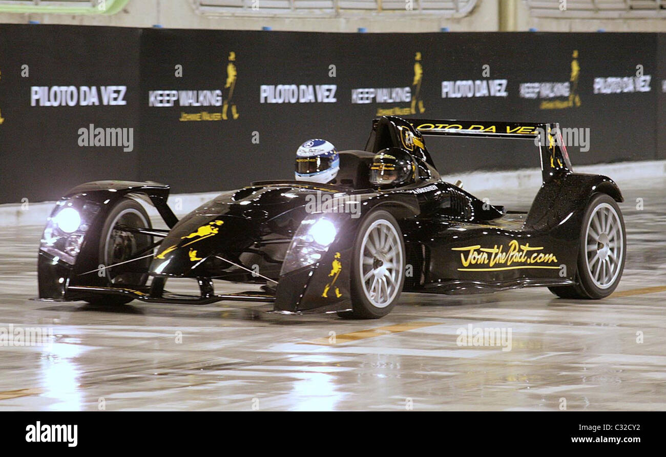 Mika Hakkinen and Preta Gil Finnish racing driver and two-time Formula ...