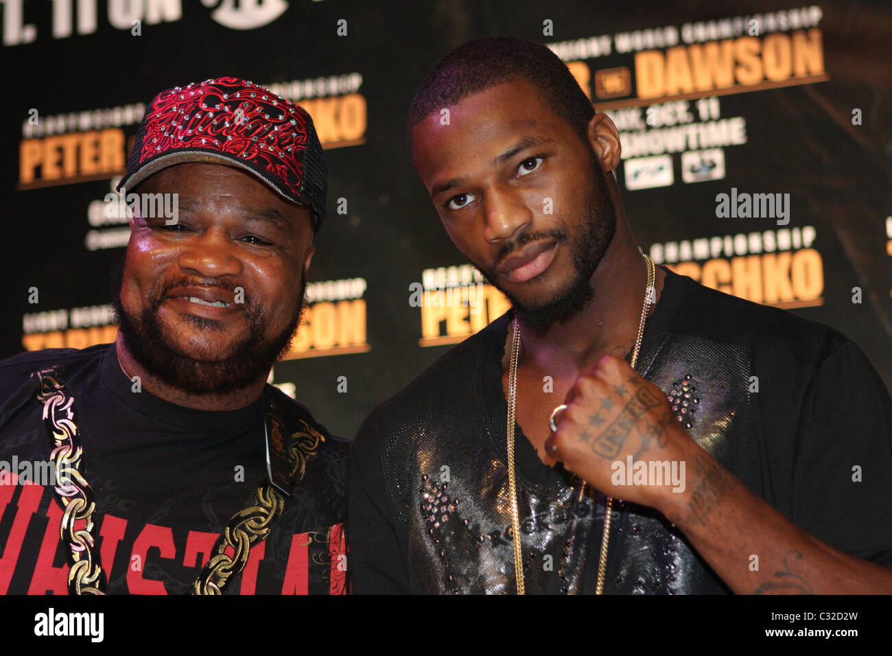 Eddie Mustafa Muhammed and Chad Dawson Final press conference for ...