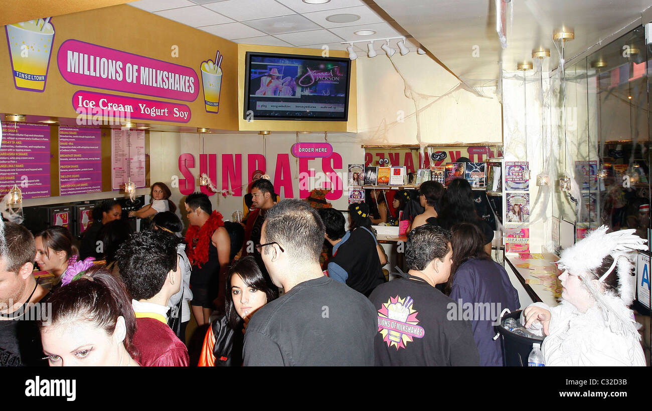 The grand opening of Millions of Milkshakes in West Hollywood. The ...