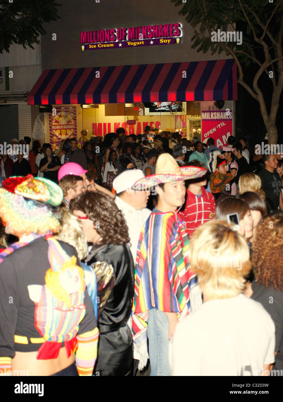 The grand opening of Millions of Milkshakes in West Hollywood. The ...
