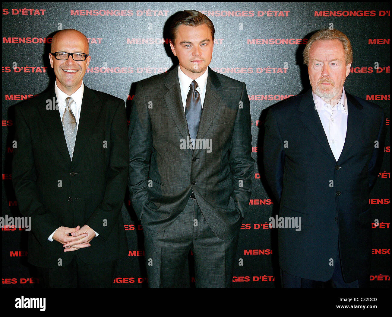Donald Line, Leonardo DiCaprio and Ridley Scott Premiere of 'Body Of ...