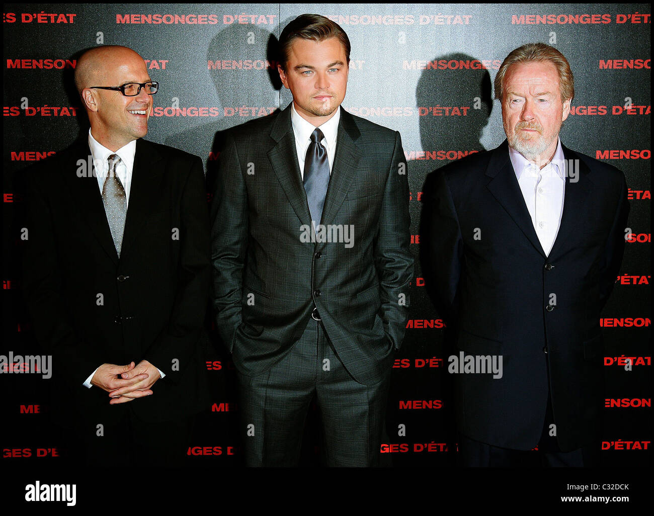 Donald Line, Leonardo DiCaprio and Ridley Scott Premiere of 'Body Of ...