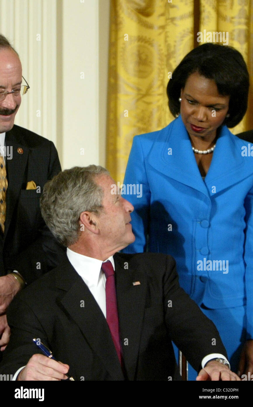 President George W. Bush and Condoleezza Rice President George W. Bush ...