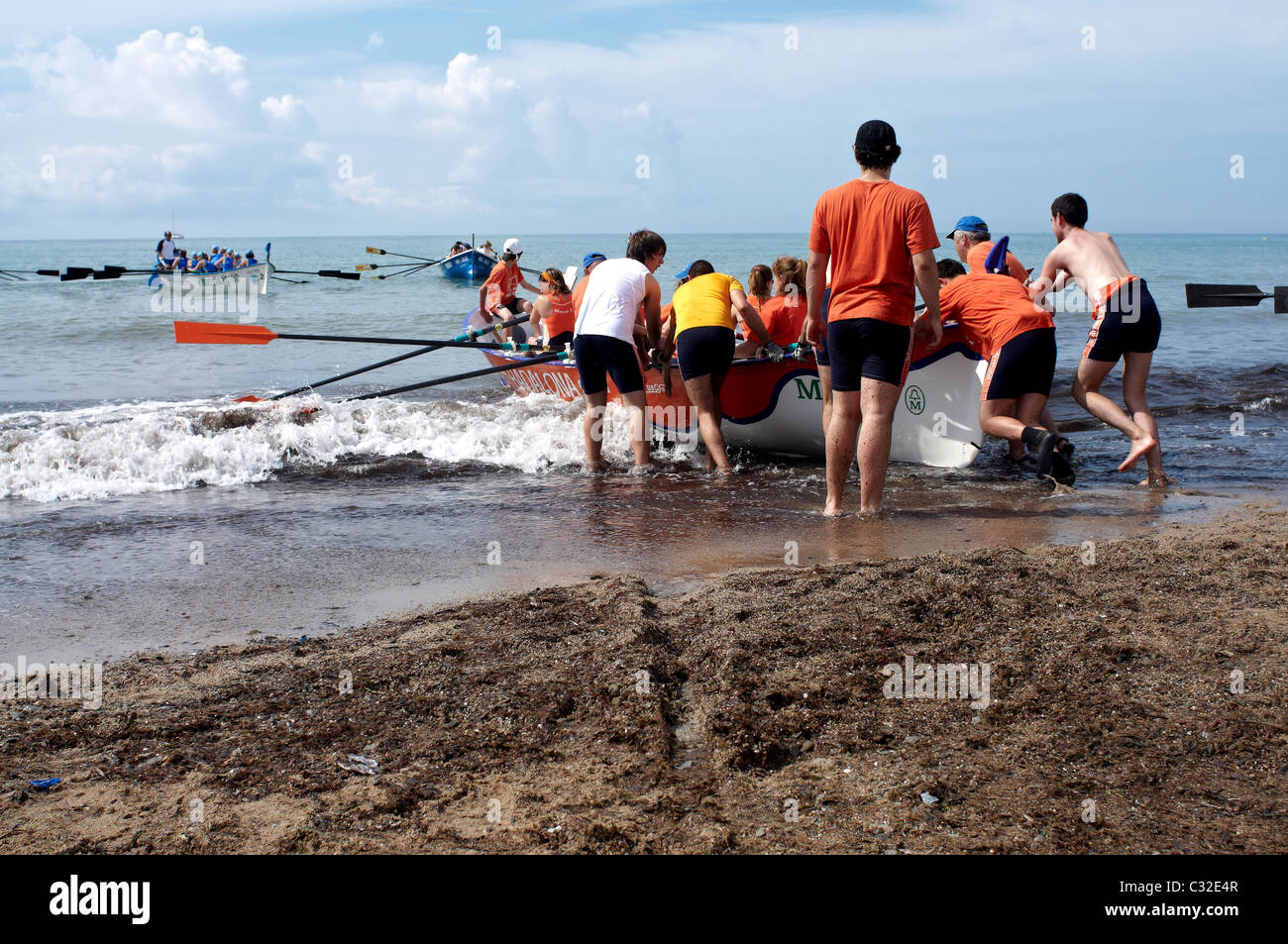 -Rowers in Competition- Sports Stock Photo - Alamy