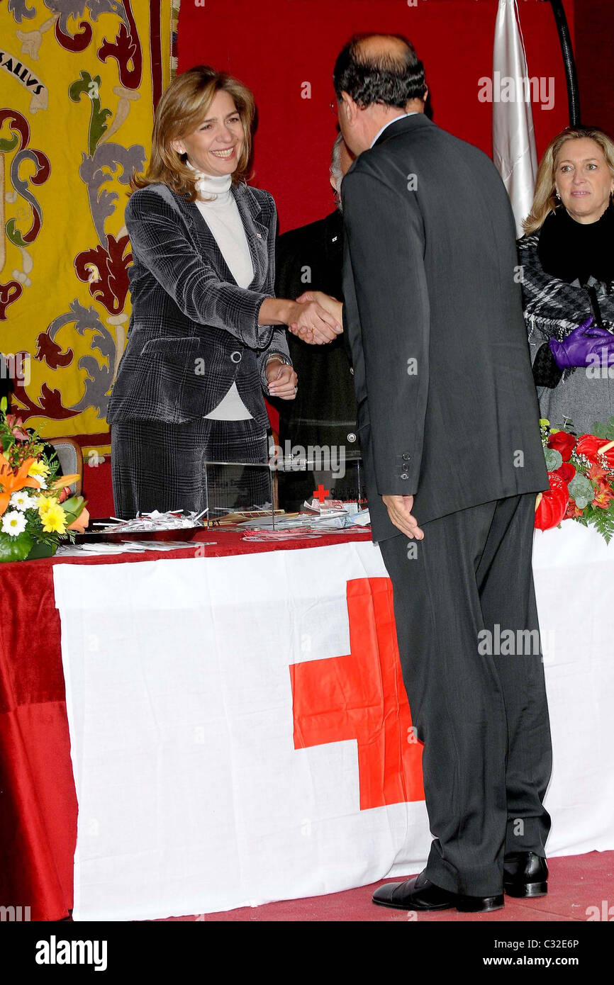Princess Cristina attends the opening of the 2008 Red Cross Fundraising ...