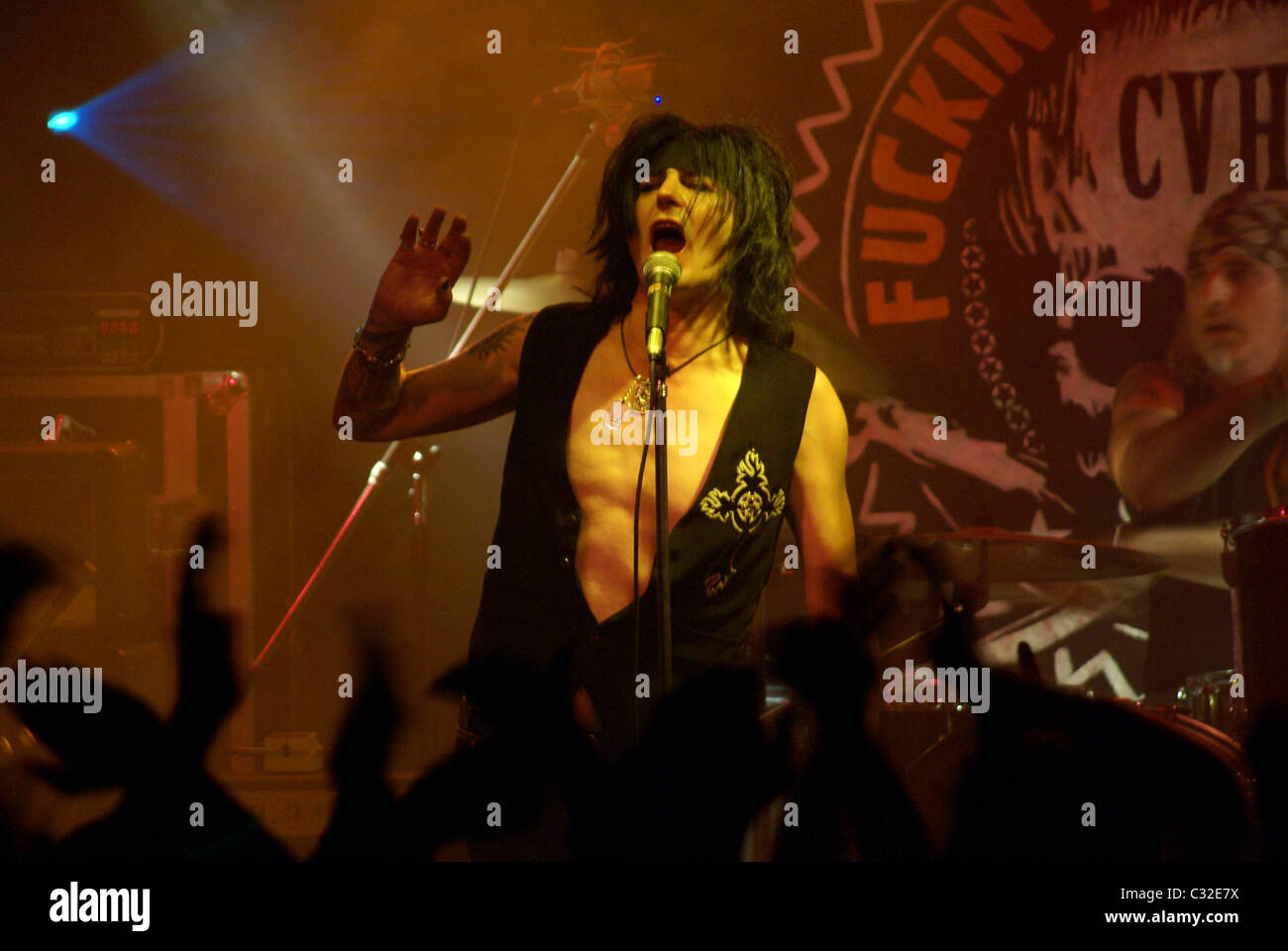Phil Lewis performing in concert at Roxy Buenos Aires, Argentina - 03. ...