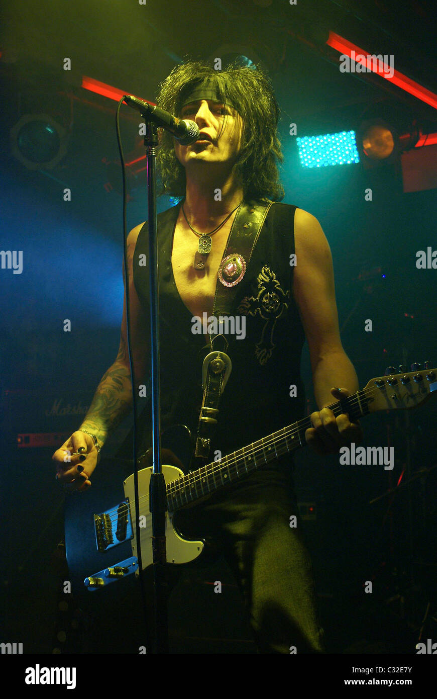 Phil Lewis performing in concert at Roxy Buenos Aires, Argentina - 03. ...