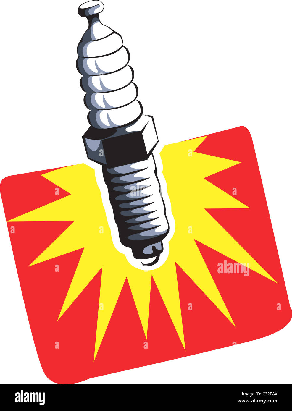 spark plug using for ignition Stock Photo - Alamy