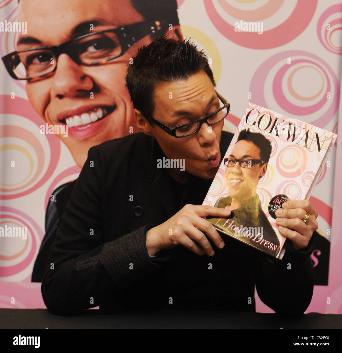 Gok Wan signs his new book 'How to Dress: Your Complete Style Guide for ...