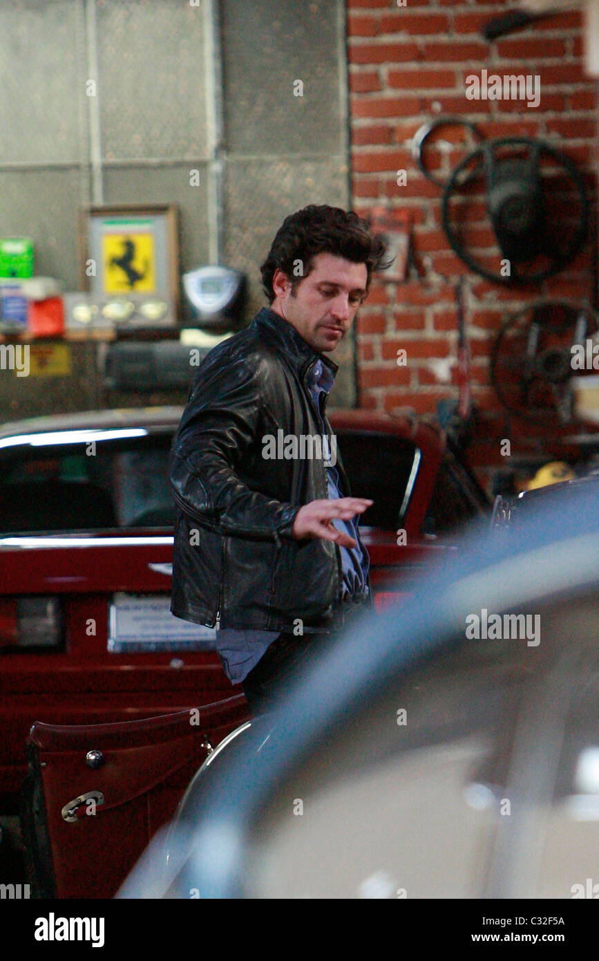 Patrick Dempsey stops by a motor shop in West Hollywood as he was ...