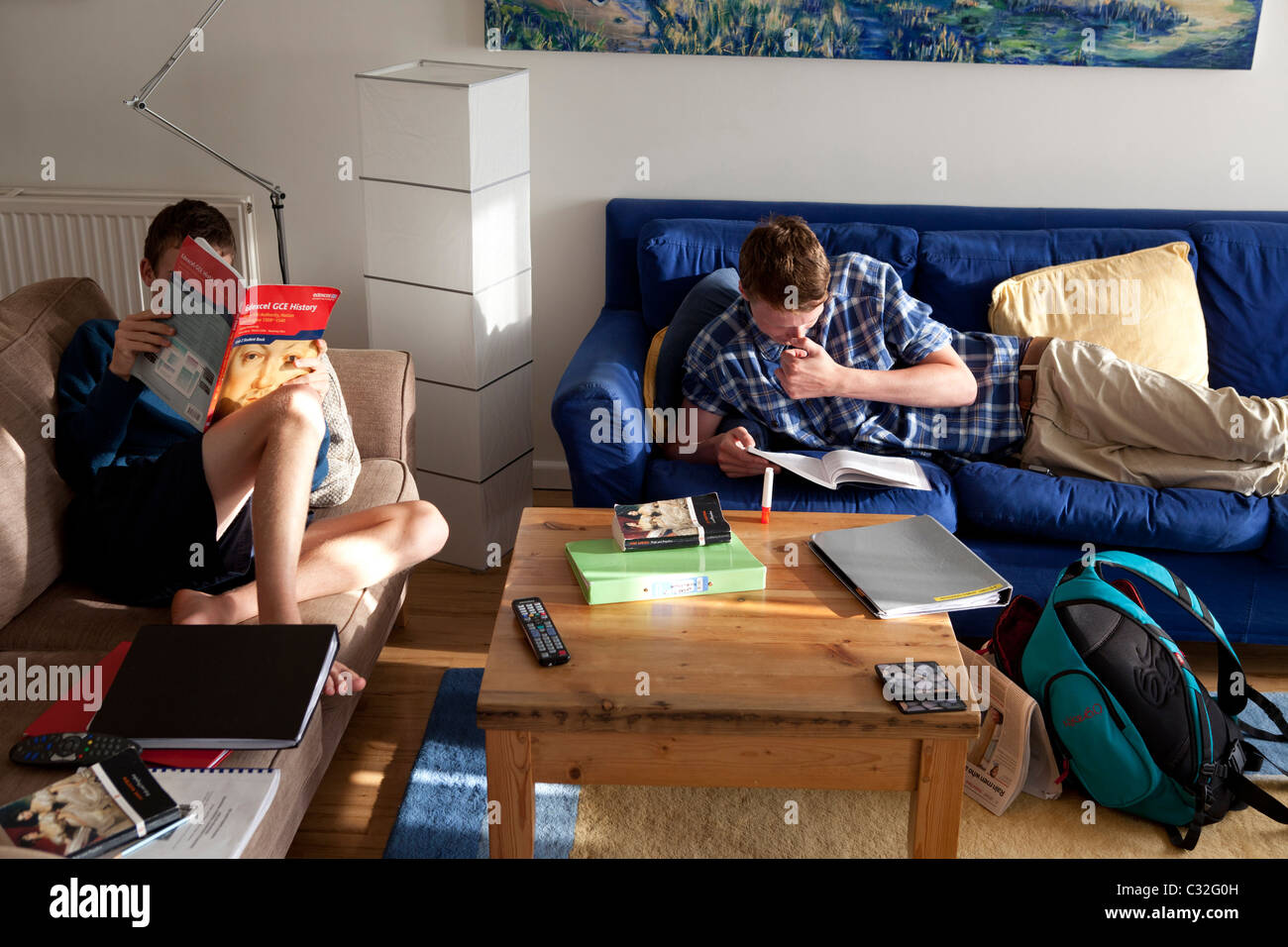 Revising together hi-res stock photography and images - Alamy