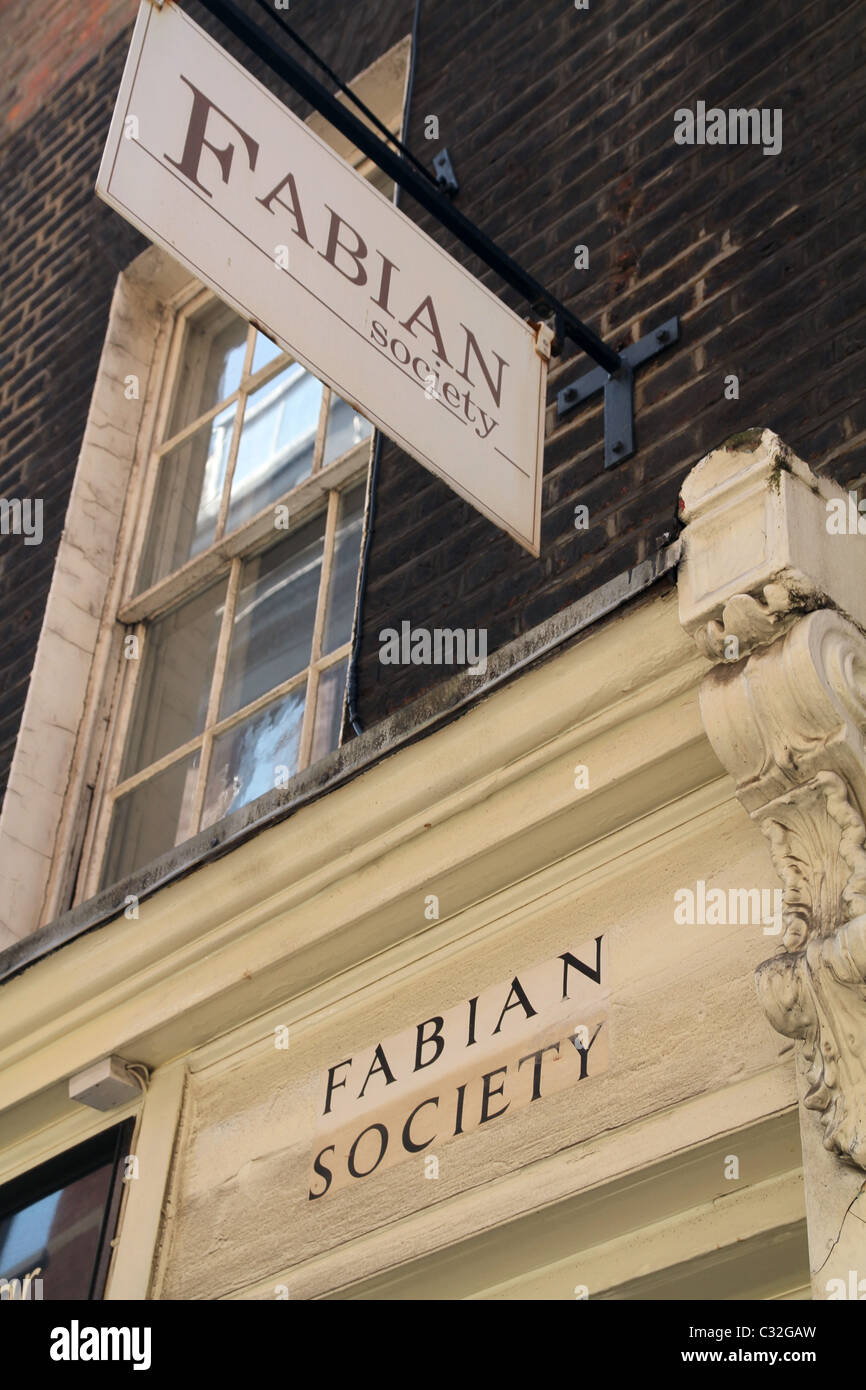 HQ OF THE FABIAN SOCIETY, THE leading centre-left think tank IN LONDON ...