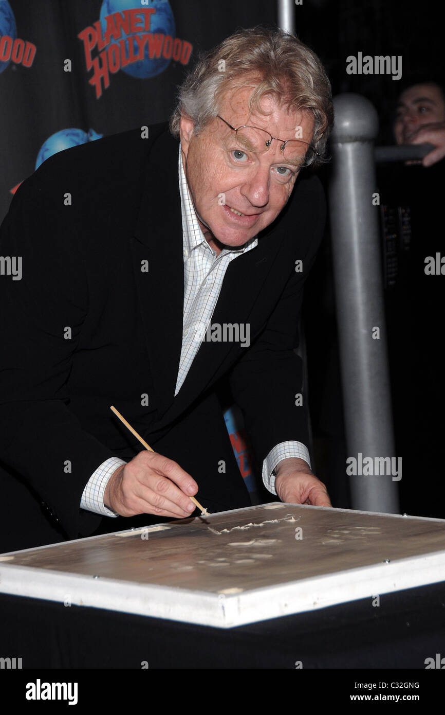 Jerry Springer hand print ceremony at Planet Hollywood in Times Square ...