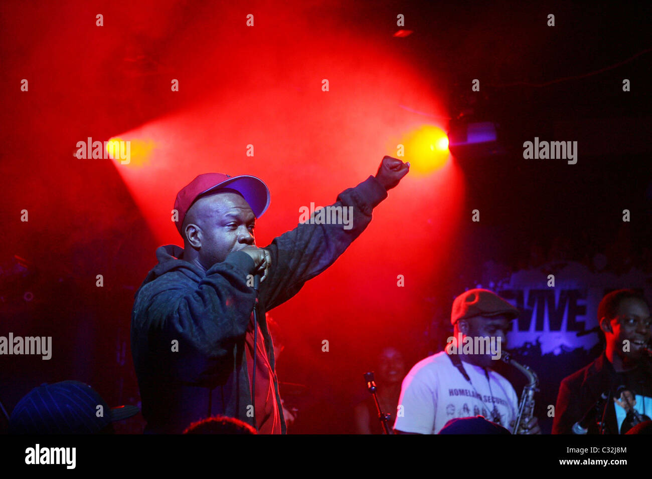 Jeru the Damager performs during Revive Da Live at Le Poisson Rouge New ...
