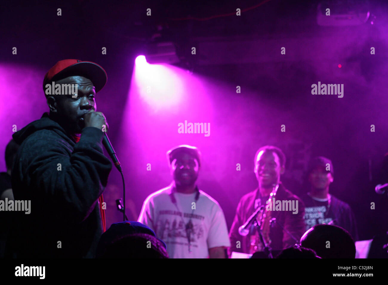 Jeru the Damager performs during Revive Da Live at Le Poisson Rouge New ...