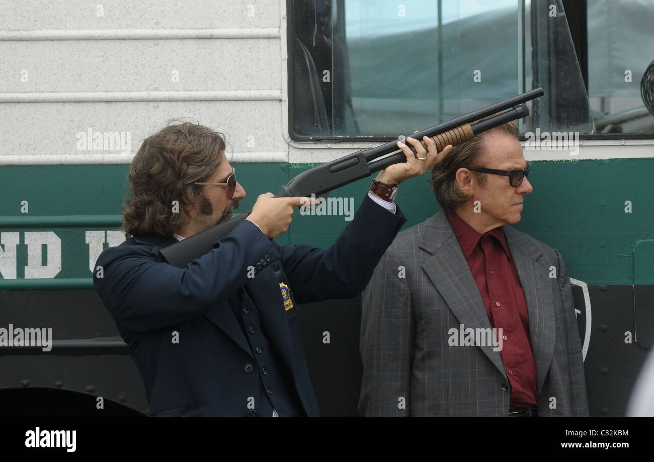Michael Imperioli and Harvey Keitel on the set of 'Life On Mars ...