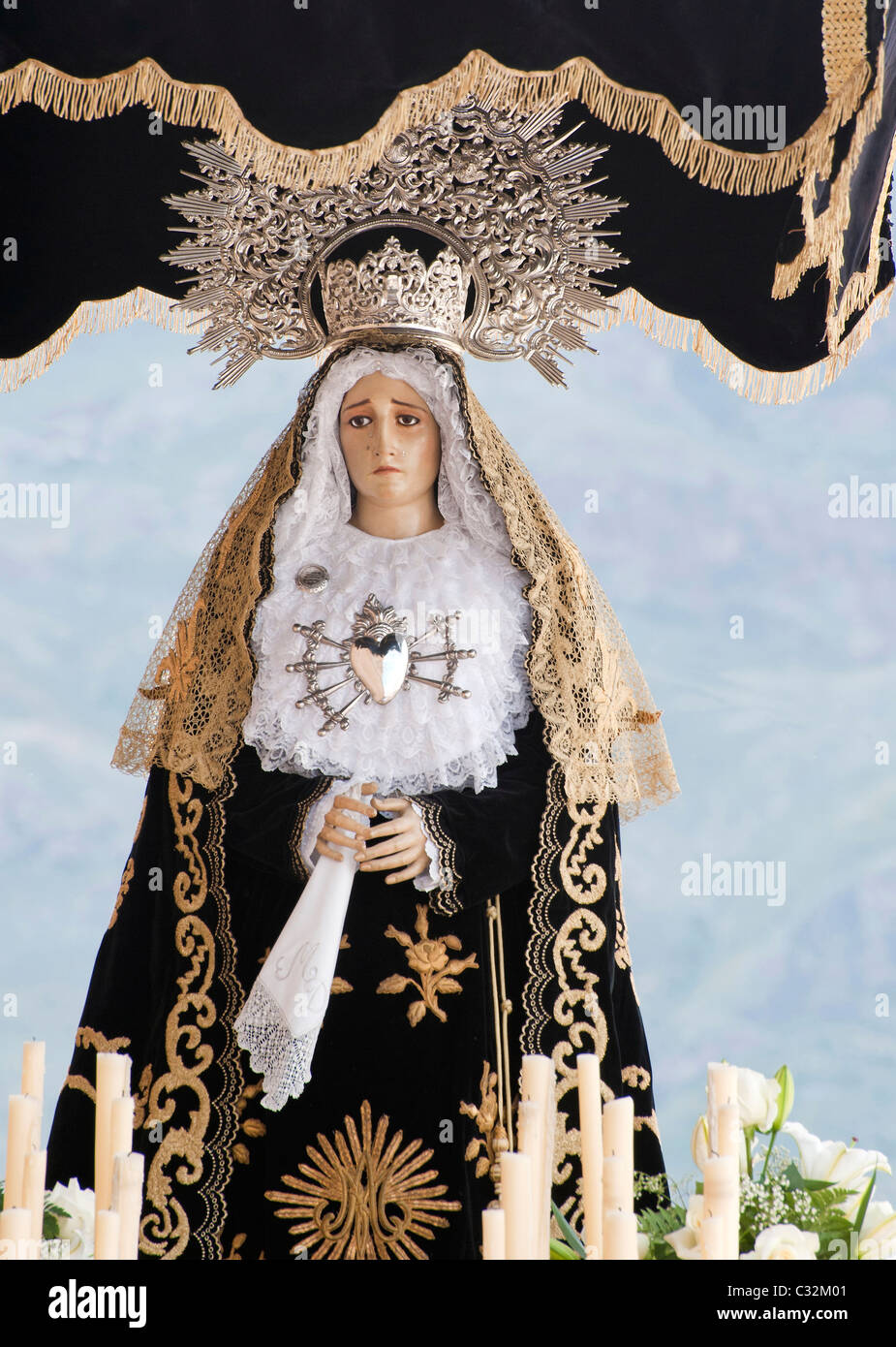 Procession of the virgin mary hi-res stock photography and images - Alamy
