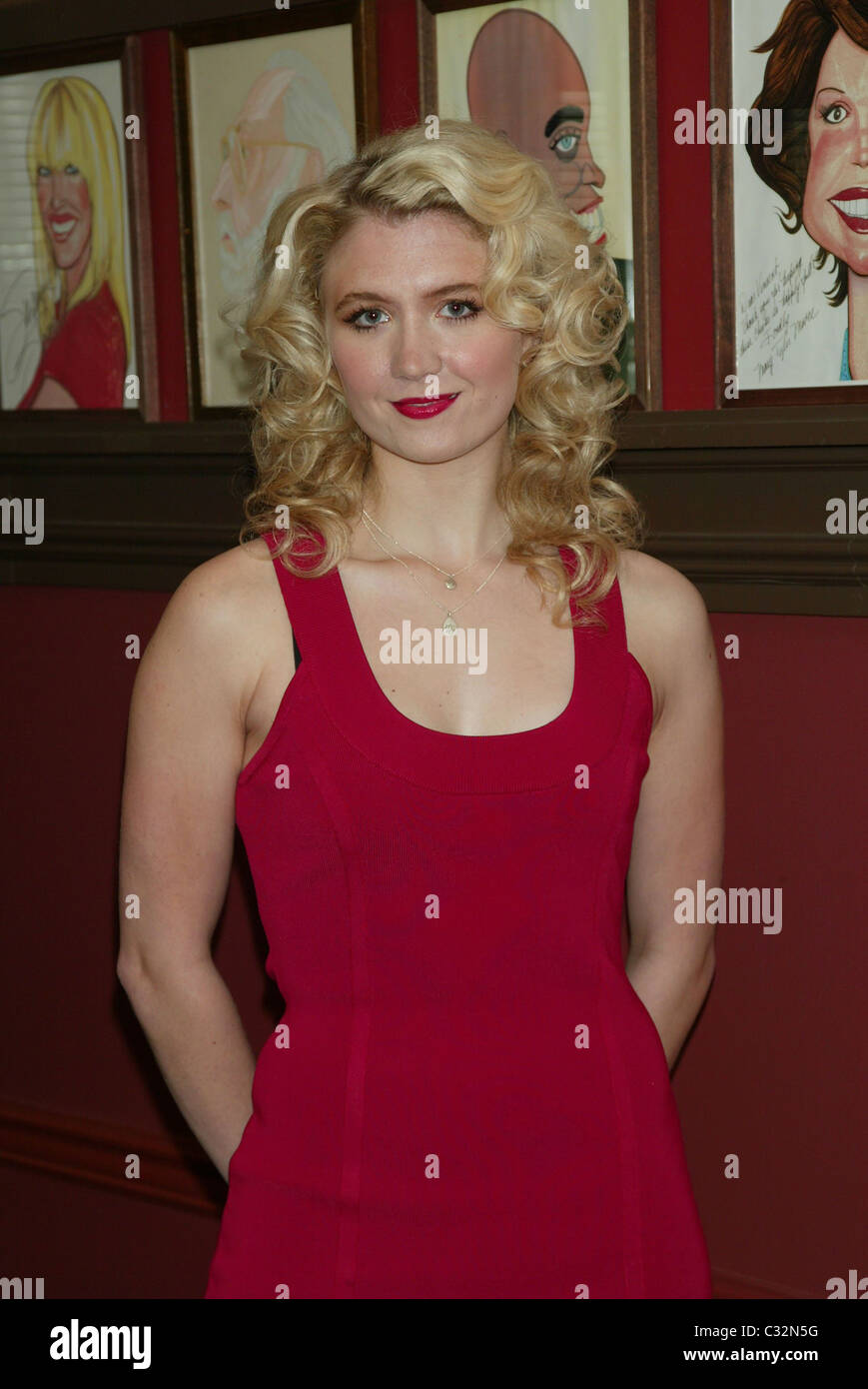 Scarlett Strallen New stars of 'Mary Poppins' presented at Sardi's New ...