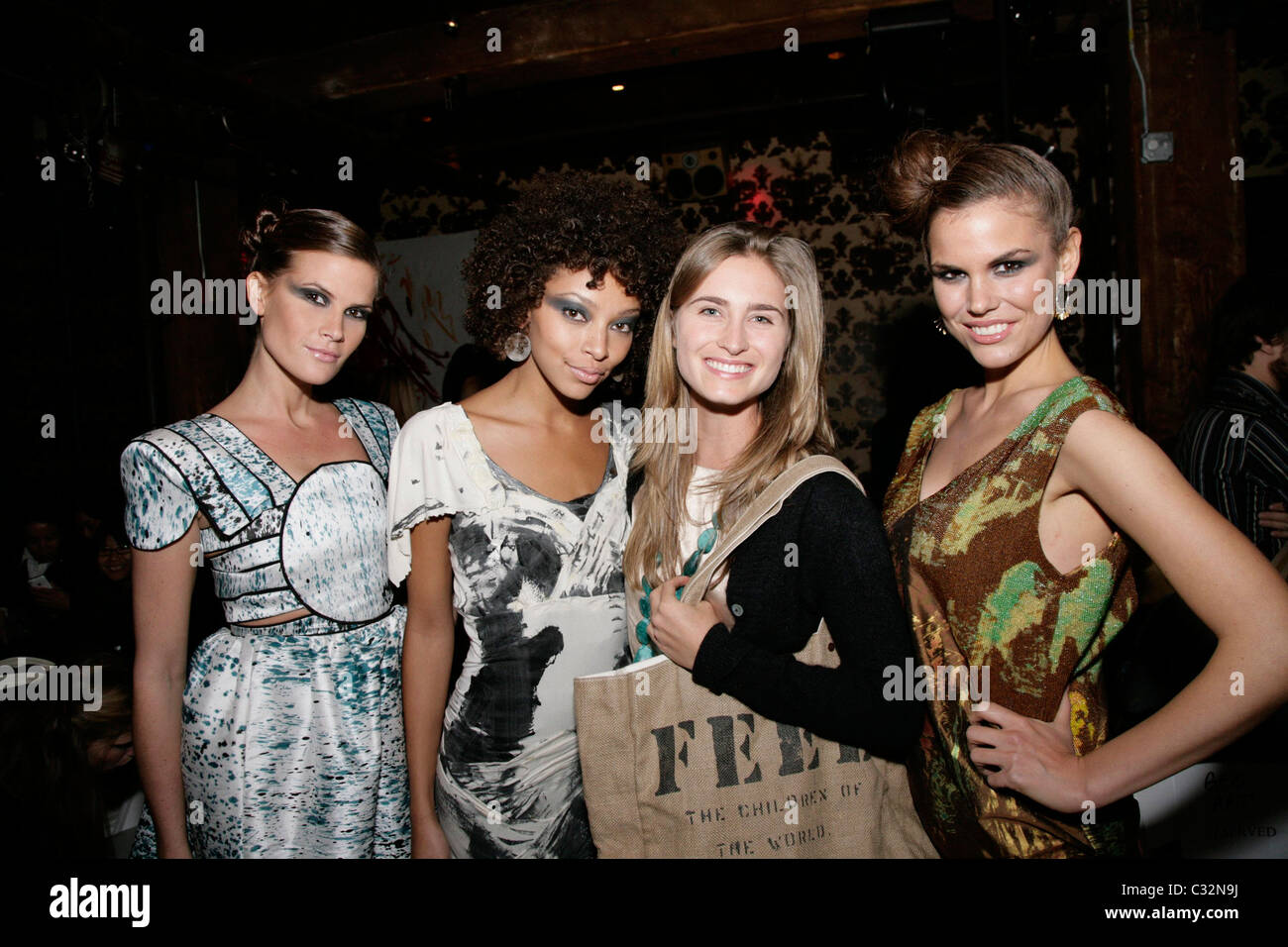 Lauren Bush and models The Trunk Show: Elephant Art Fashion Show at ...