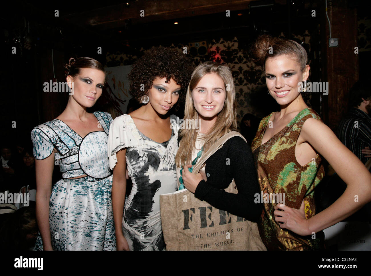 Lauren Bush and models The Trunk Show: Elephant Art Fashion Show at ...