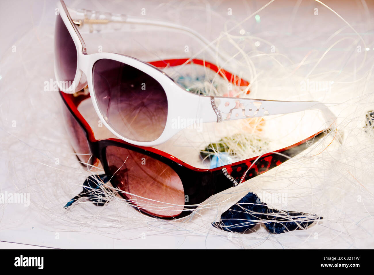 modern eyeglasses at the white background Stock Photo - Alamy