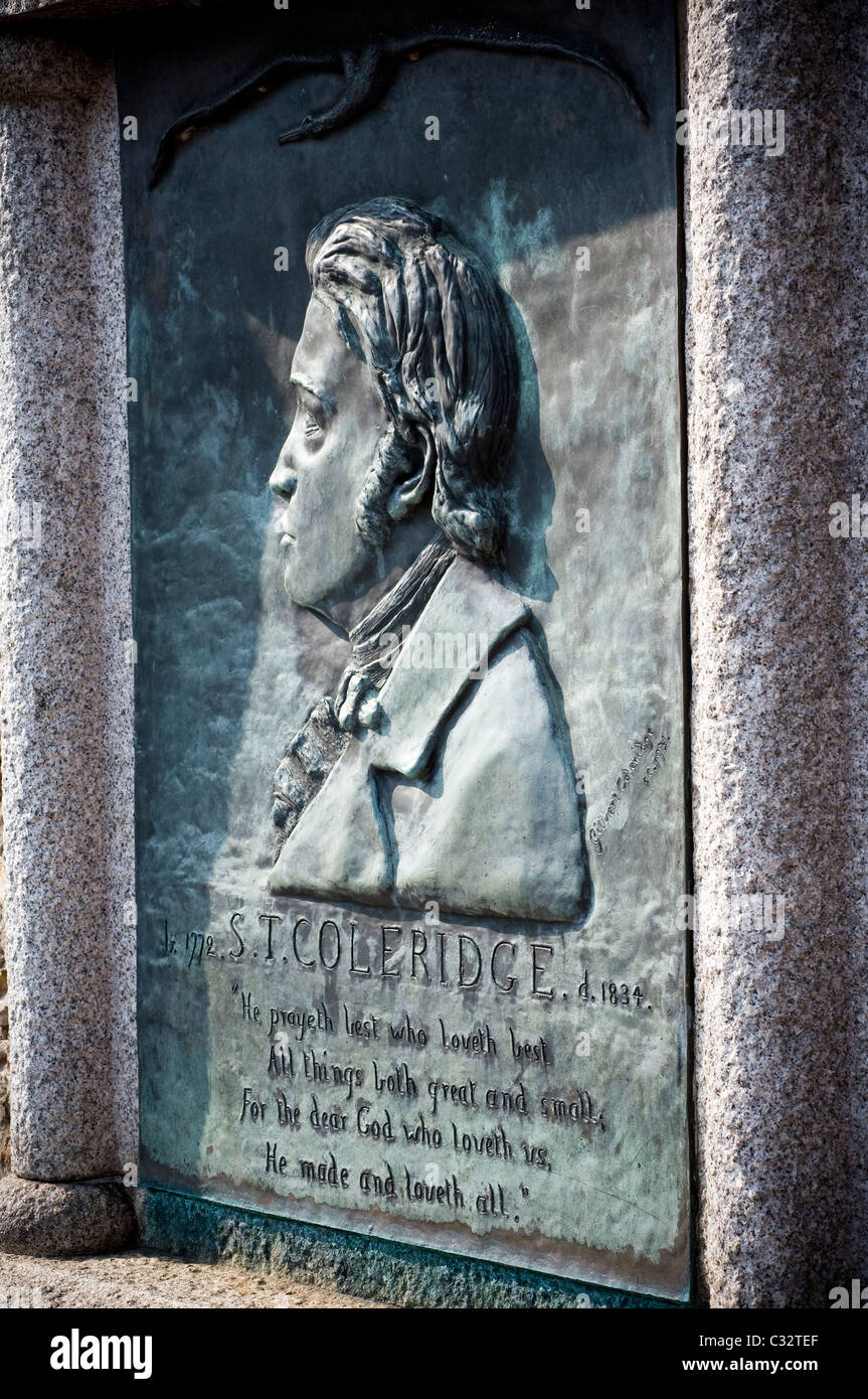 Samuel coleridge plaque hi-res stock photography and images - Alamy