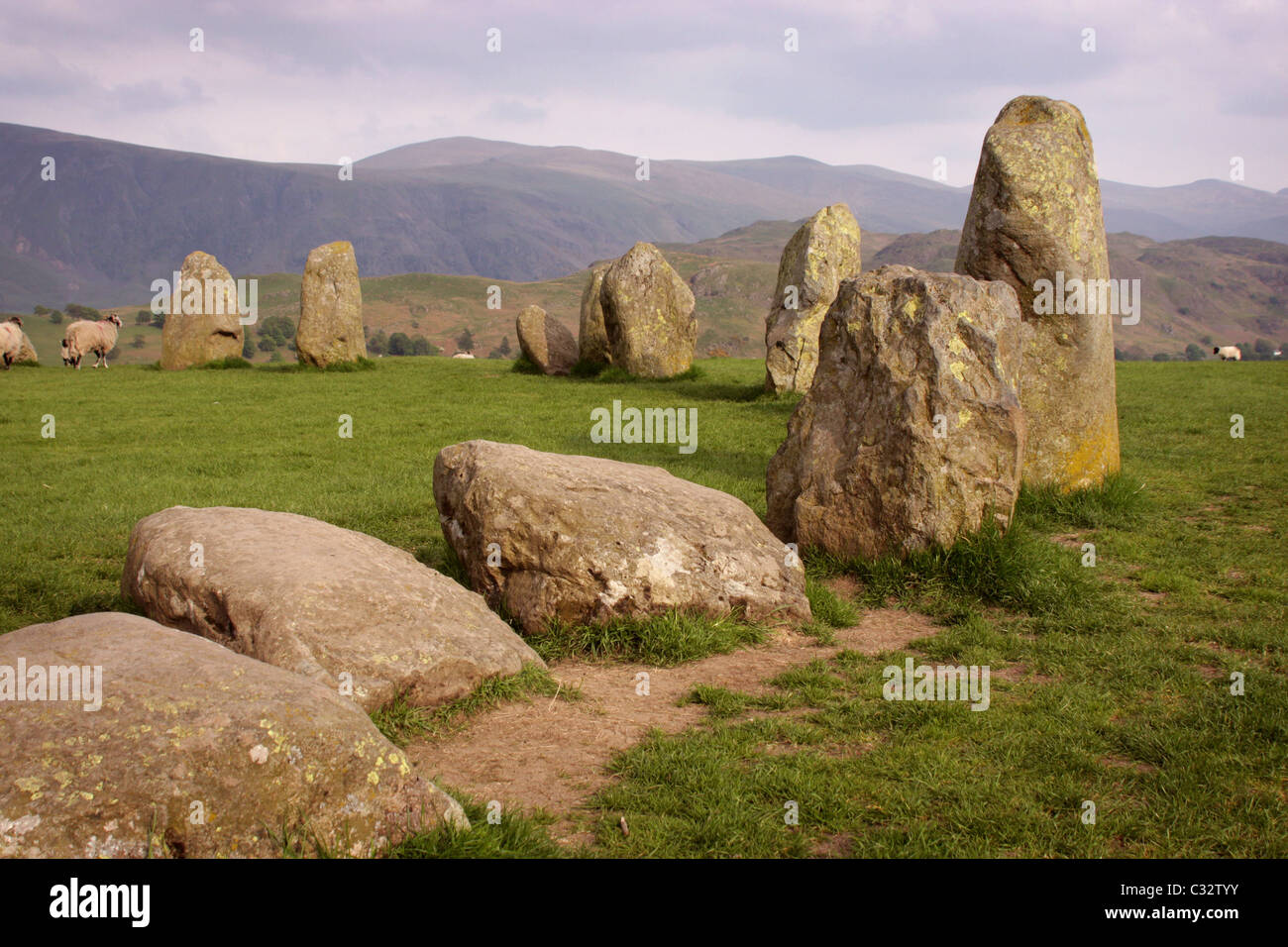 Castlerigg Stone Circle near Keswick, Cumbria Stock Photo - Alamy