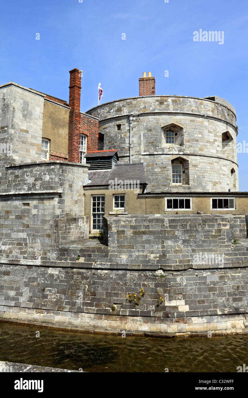 Calshot Castle on Southampton Water where it joins the Solent Hampshire ...