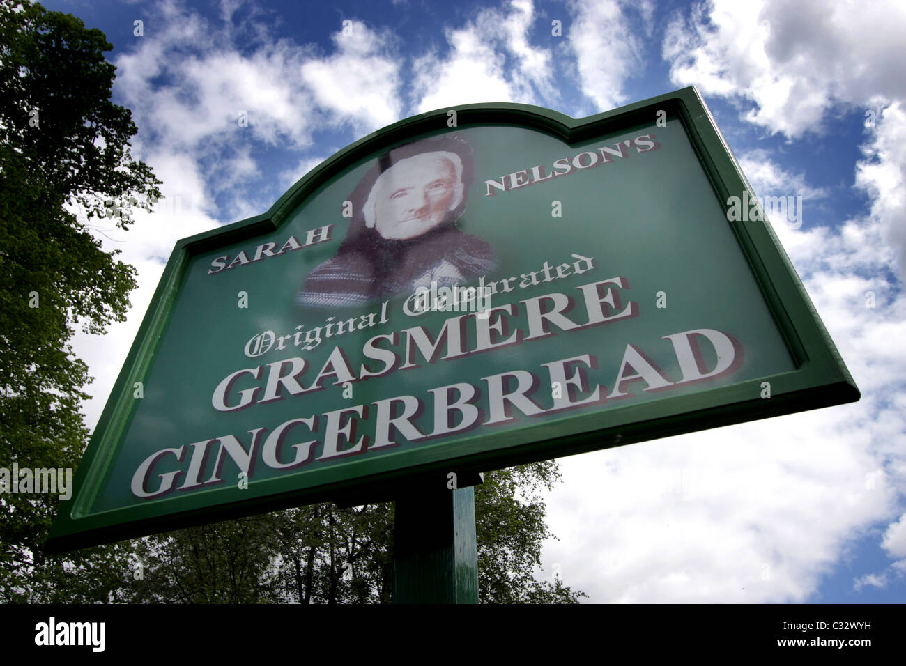 Sarah Nelson's Grasmere Gingerbread shop in Cumbria Stock Photo - Alamy