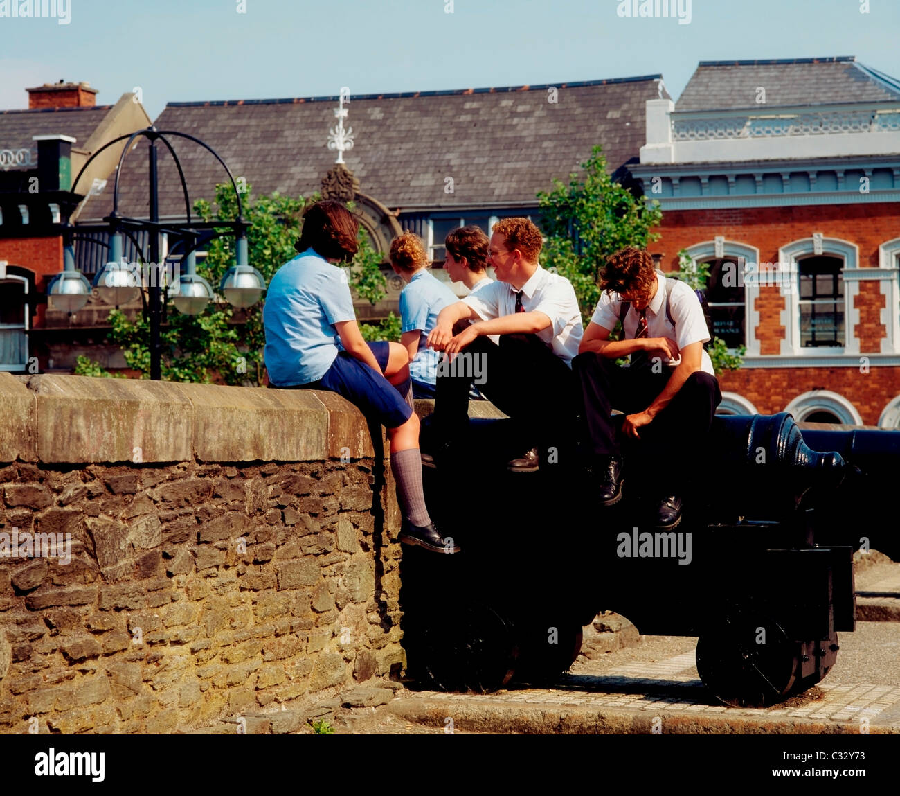 Boy ireland school uniform hi-res stock photography and images - Alamy