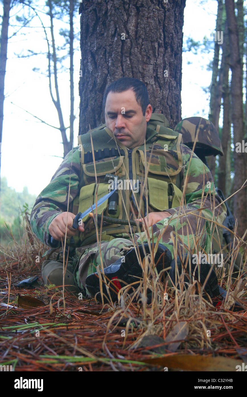 Military training combat, forest/jungle environment Stock Photo - Alamy