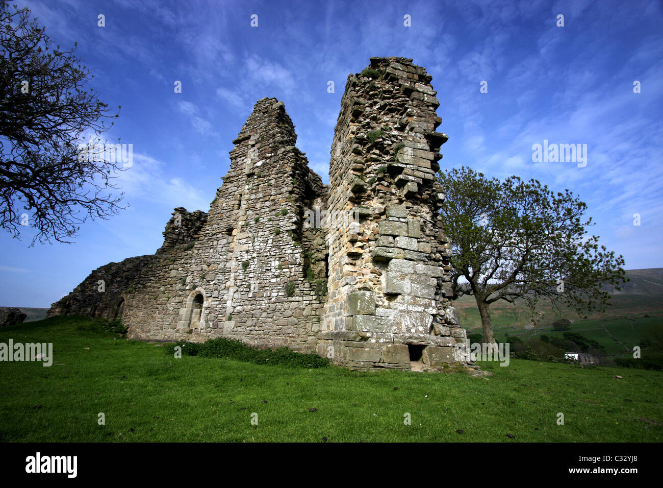 Pendragon Castle in Cumbria Stock Photo - Alamy
