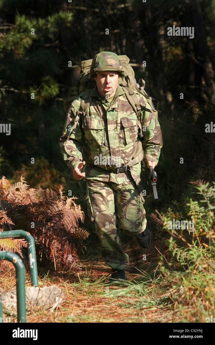 Military physical training, over an obstacle course Stock Photo - Alamy