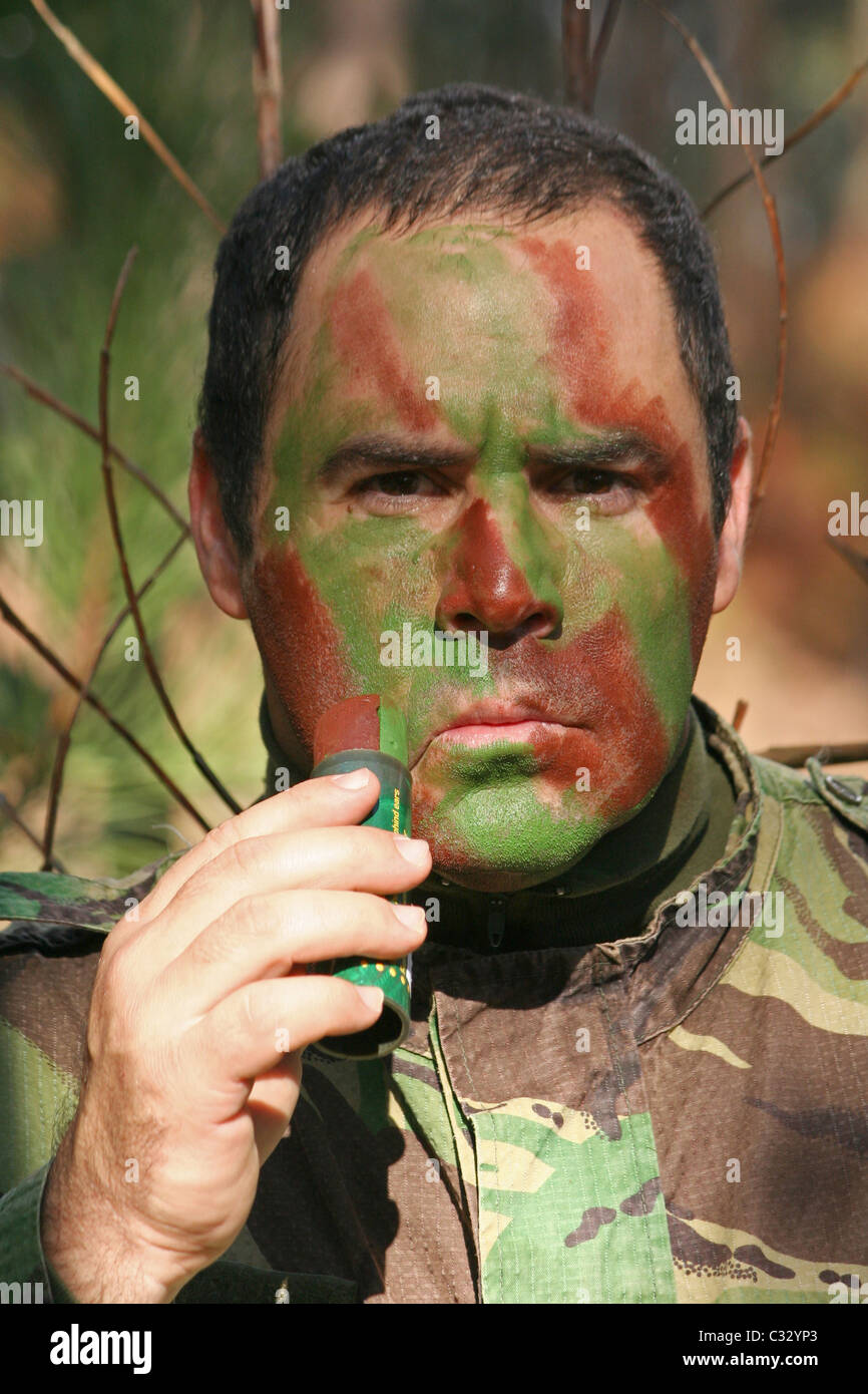 Army Face Paint Designs