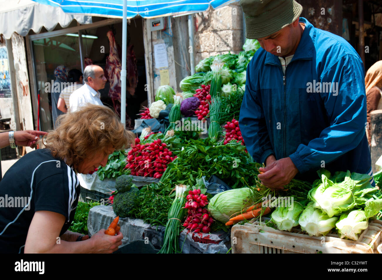 Vegetables market stall,Sidon . Lebanon Stock Photo - Alamy